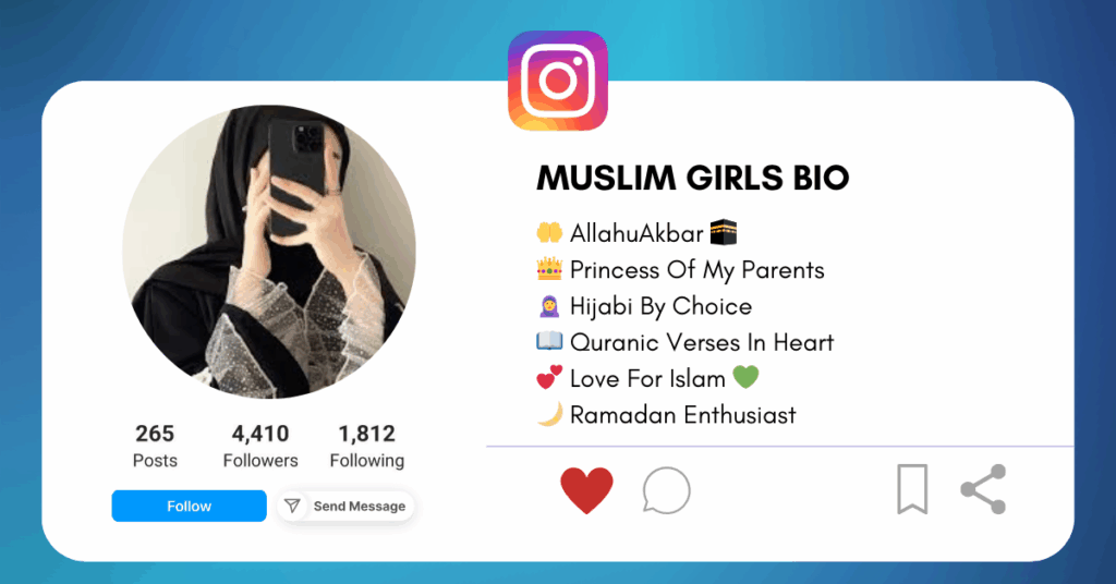 150+ Best Muslim Girls Bio For Instagram