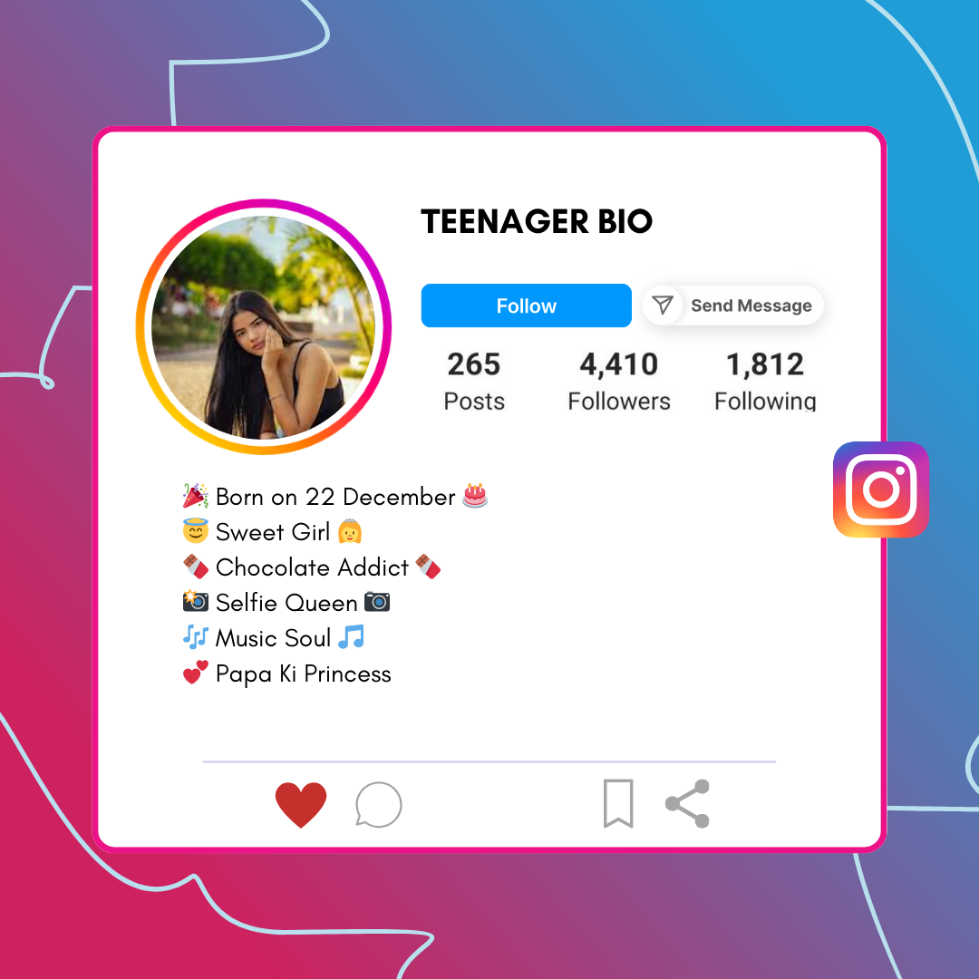 300+ Best Instagram Bio for Teenager