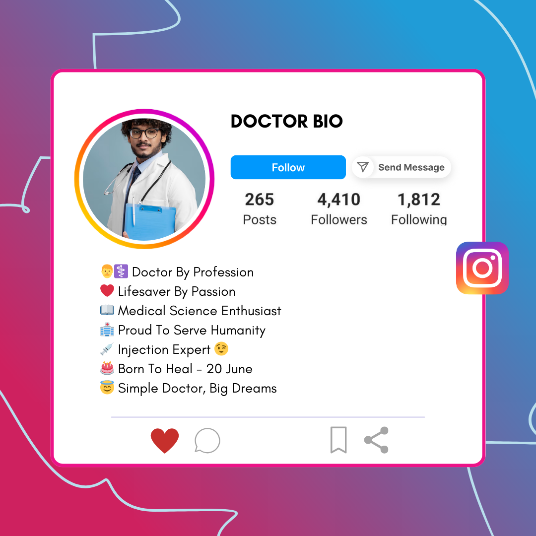 150+ Best Doctor Bio For Instagram | 2025 Latest Ideas